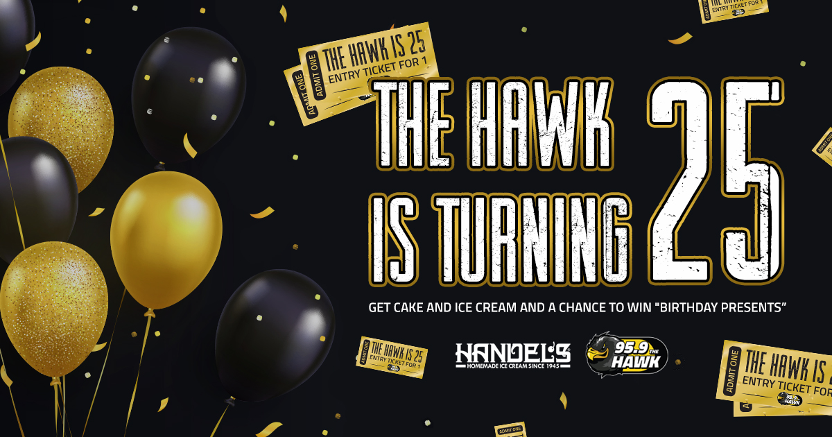 HAWK 25TH BIRTHDAY PARTY - 95.9 The Hawk