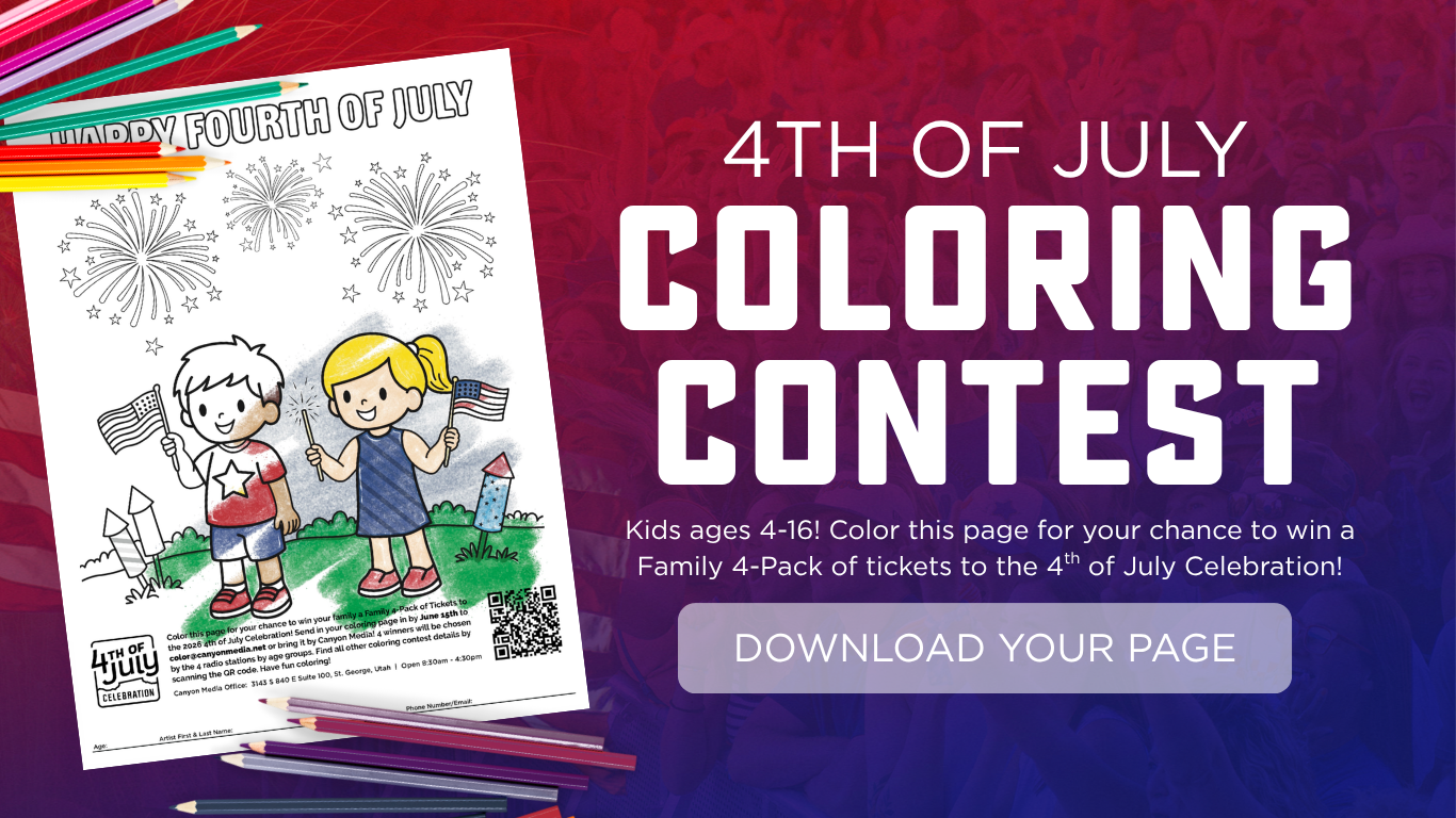 4TH OF JULY COLORING PAGE CONTEST - 95.9 The Hawk